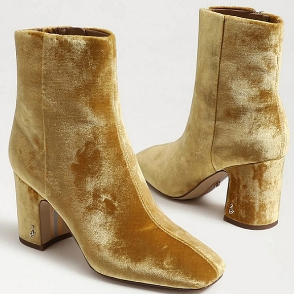 Sam Edelman | Shoes | New Wo Box Sam Edelman Fawn 2 Crushed Velvet ...